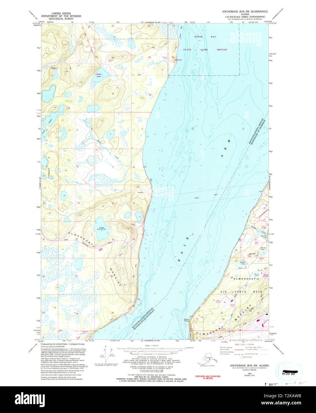 Sw alaska map hi-res stock photography and images - Alamy