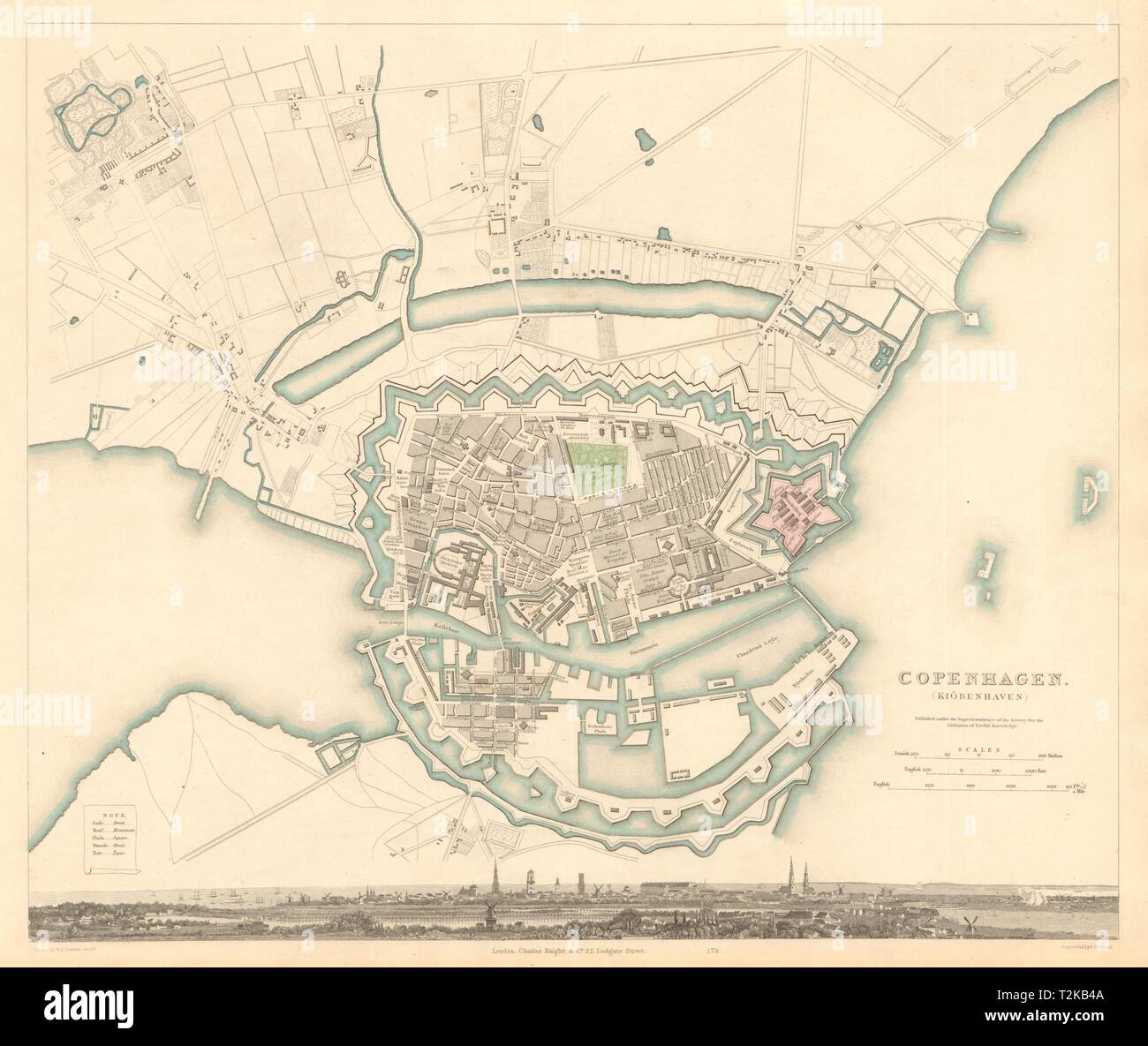 Copenhagen street map hi-res stock photography and images - Alamy