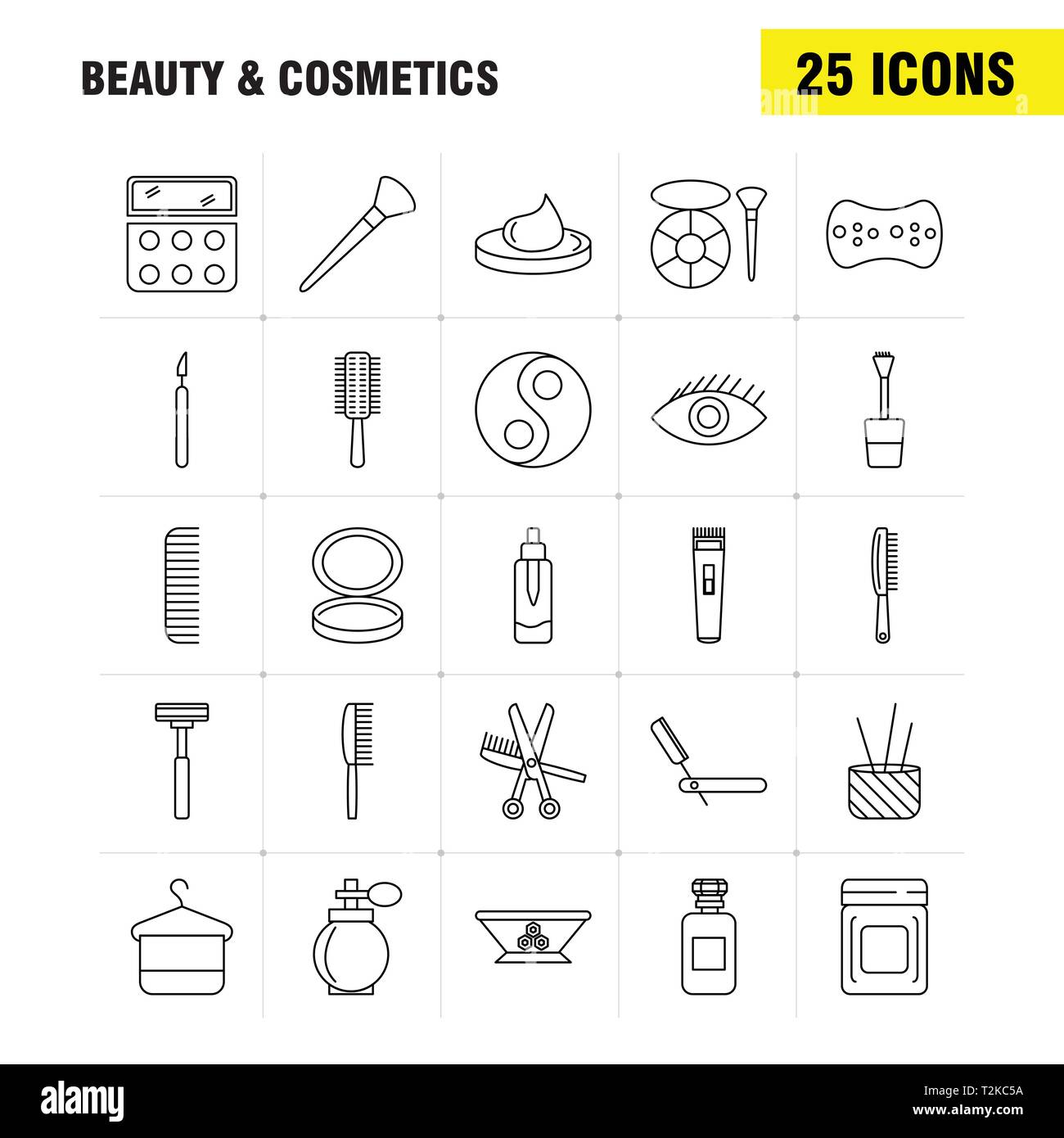 Powder puff Stock Vector Images - Alamy