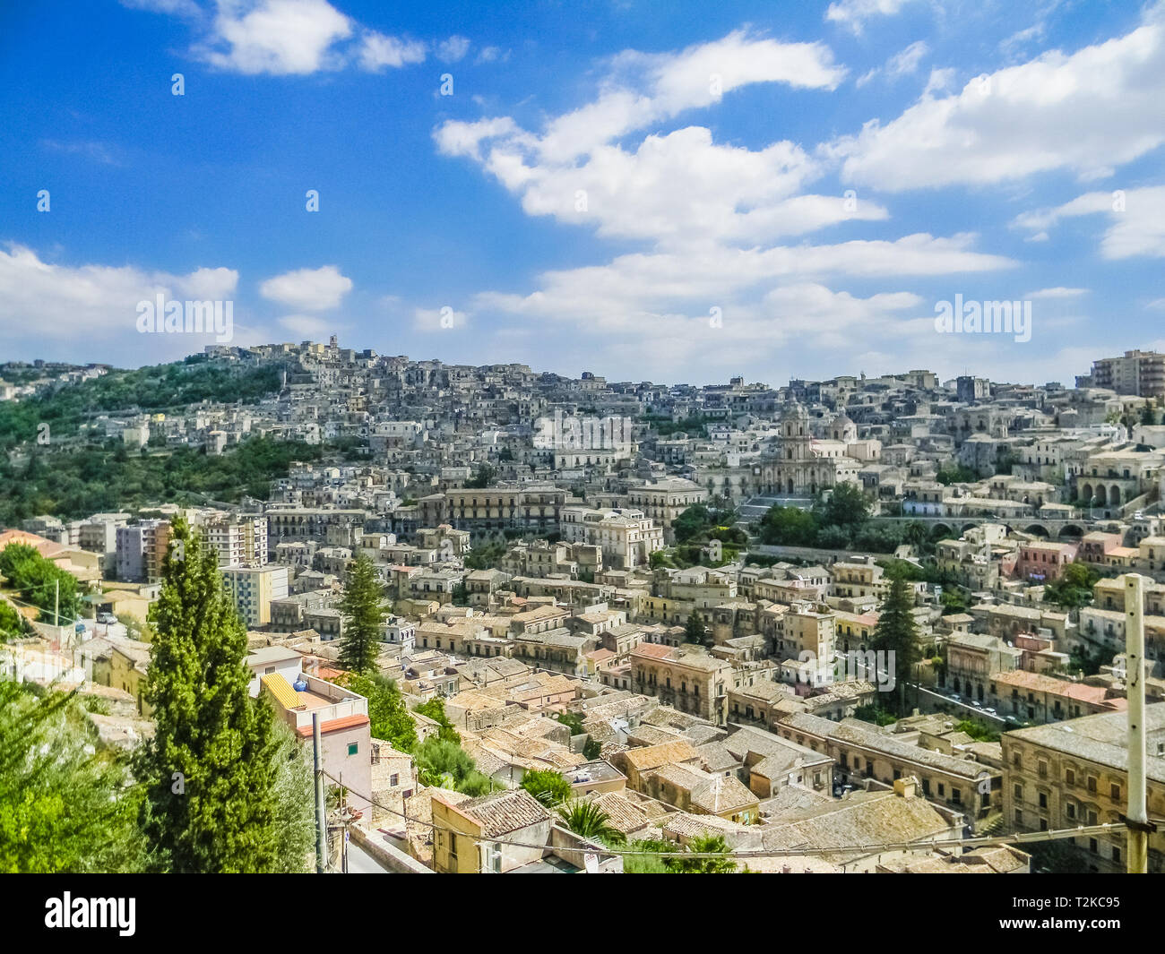 Cityscape of Modica, Sicily Stock Photo - Alamy