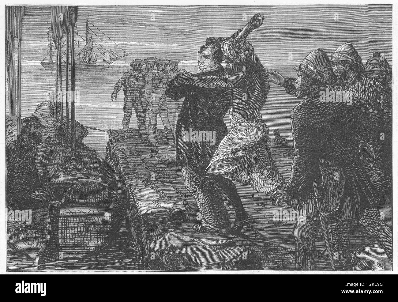 INDIA. Assassination of Lord Mayo c1880 old antique vintage print ...