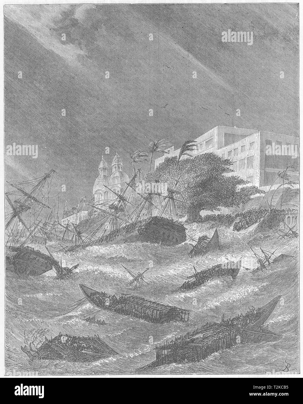 India kolkata cyclone Black and White Stock Photos & Images - Alamy