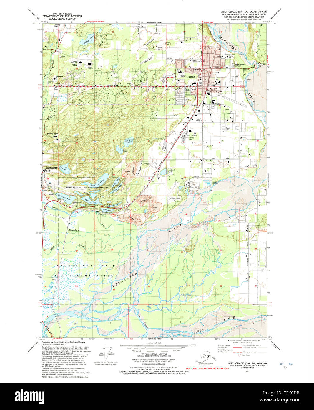 Sw alaska map hi-res stock photography and images - Alamy