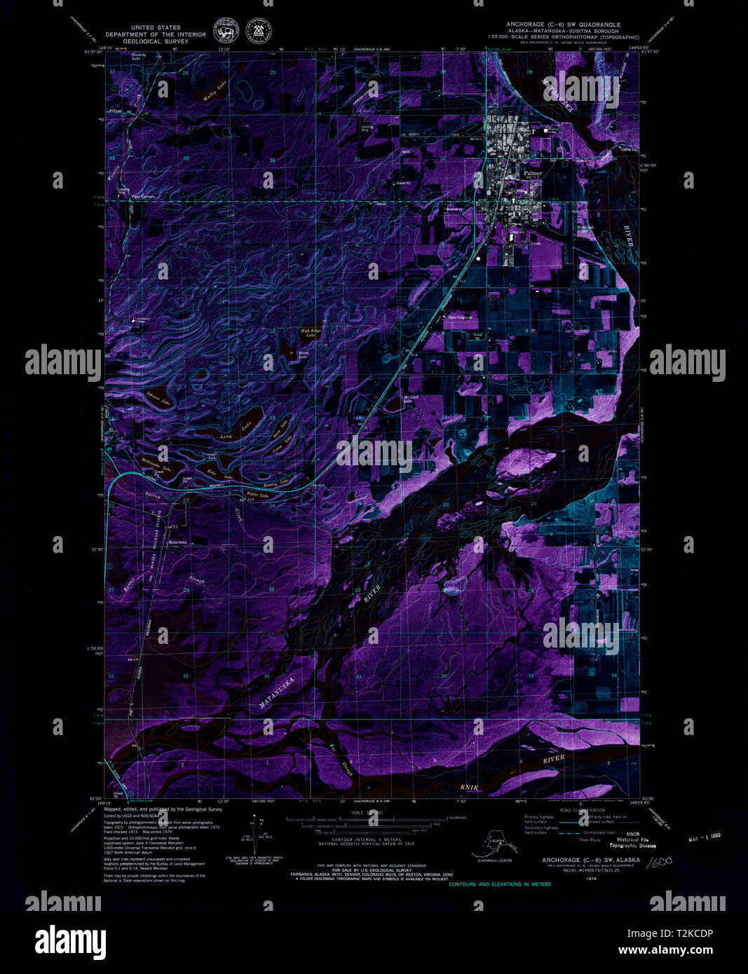 Sw alaska map hi-res stock photography and images - Alamy