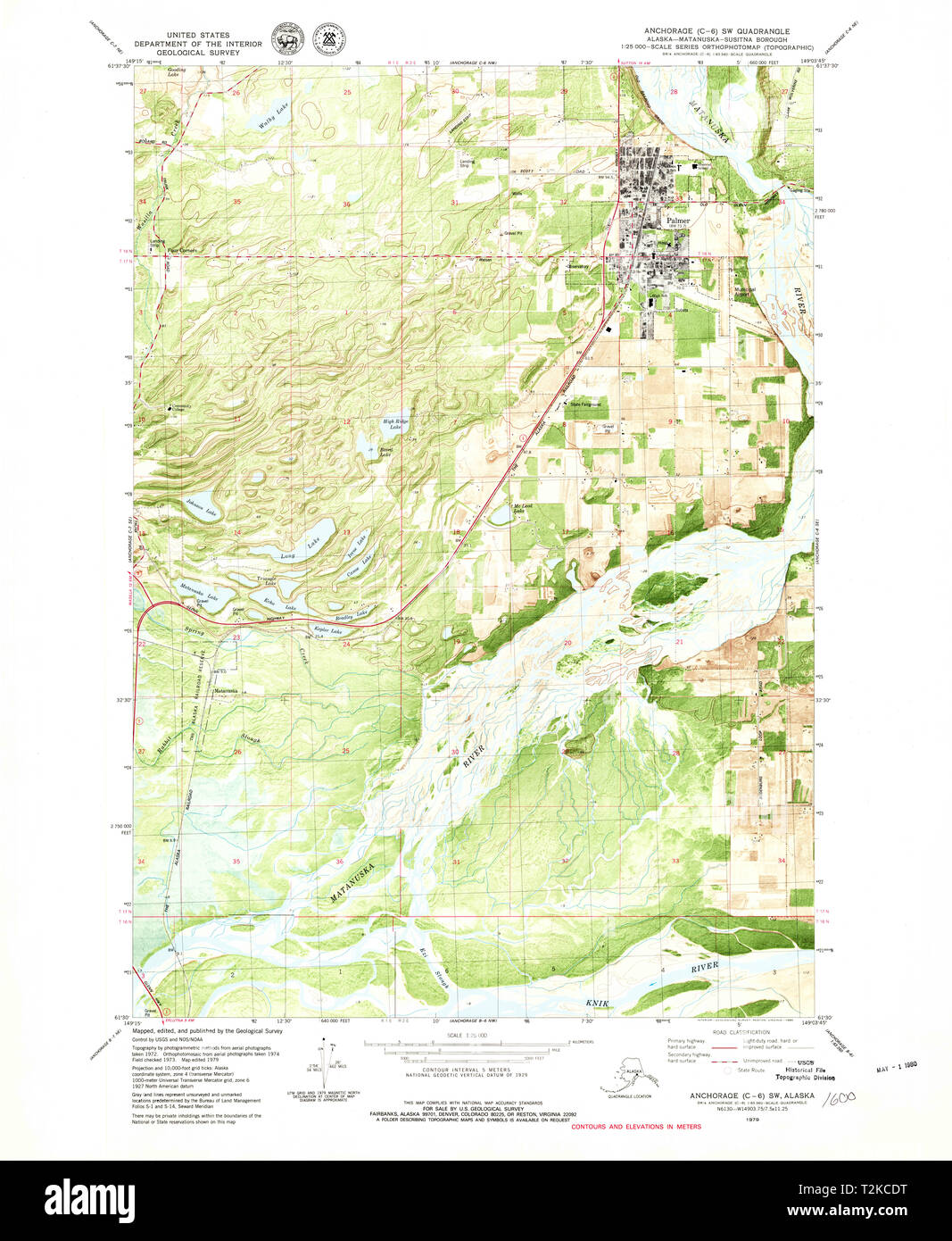 Sw alaska map hi-res stock photography and images - Alamy