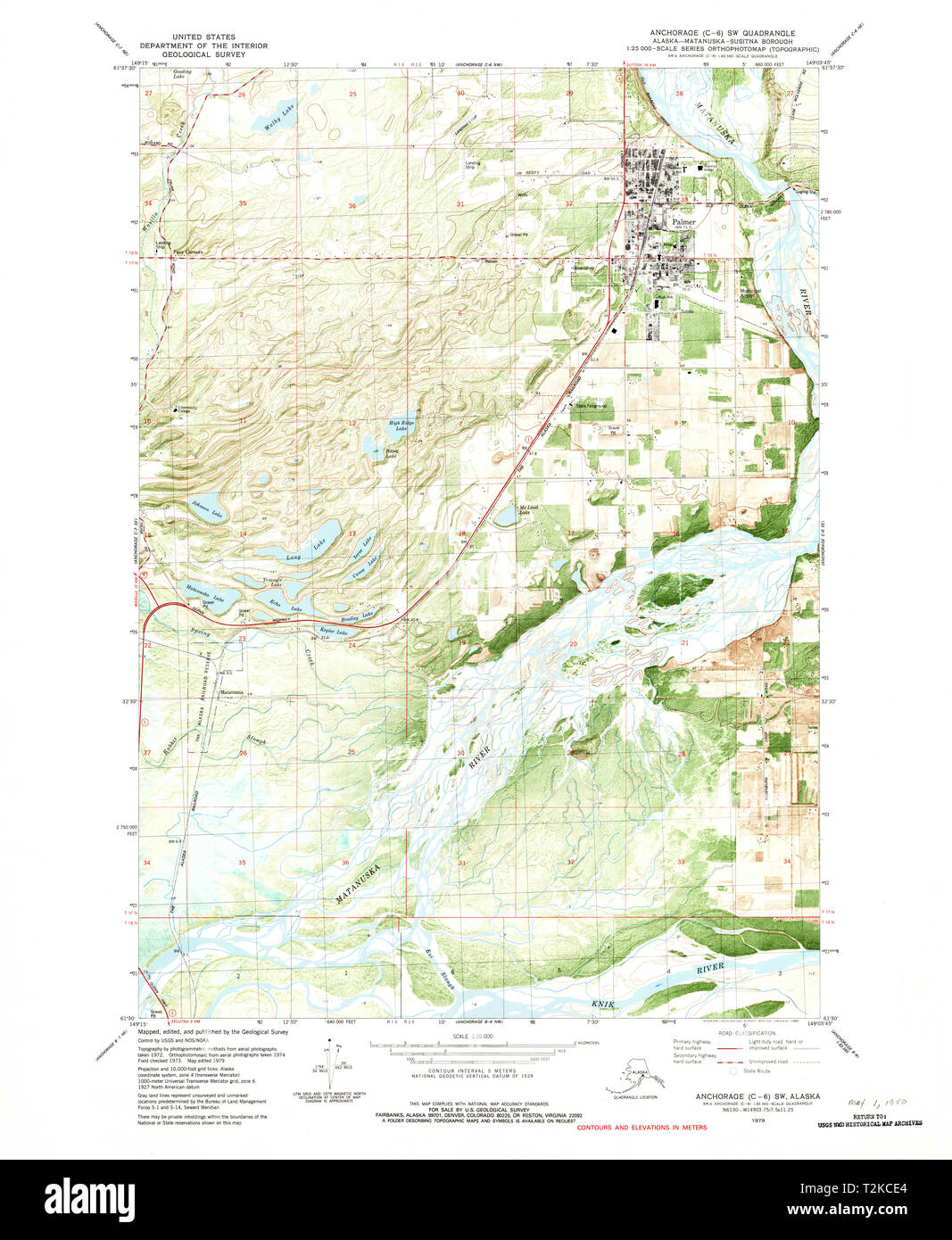 Sw alaska map hi-res stock photography and images - Alamy