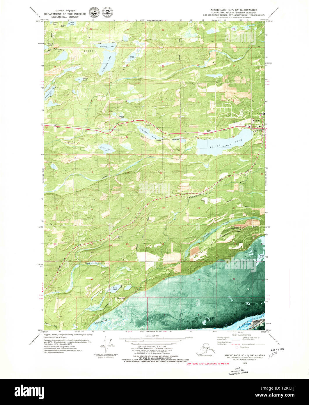 Sw alaska map hi-res stock photography and images - Alamy