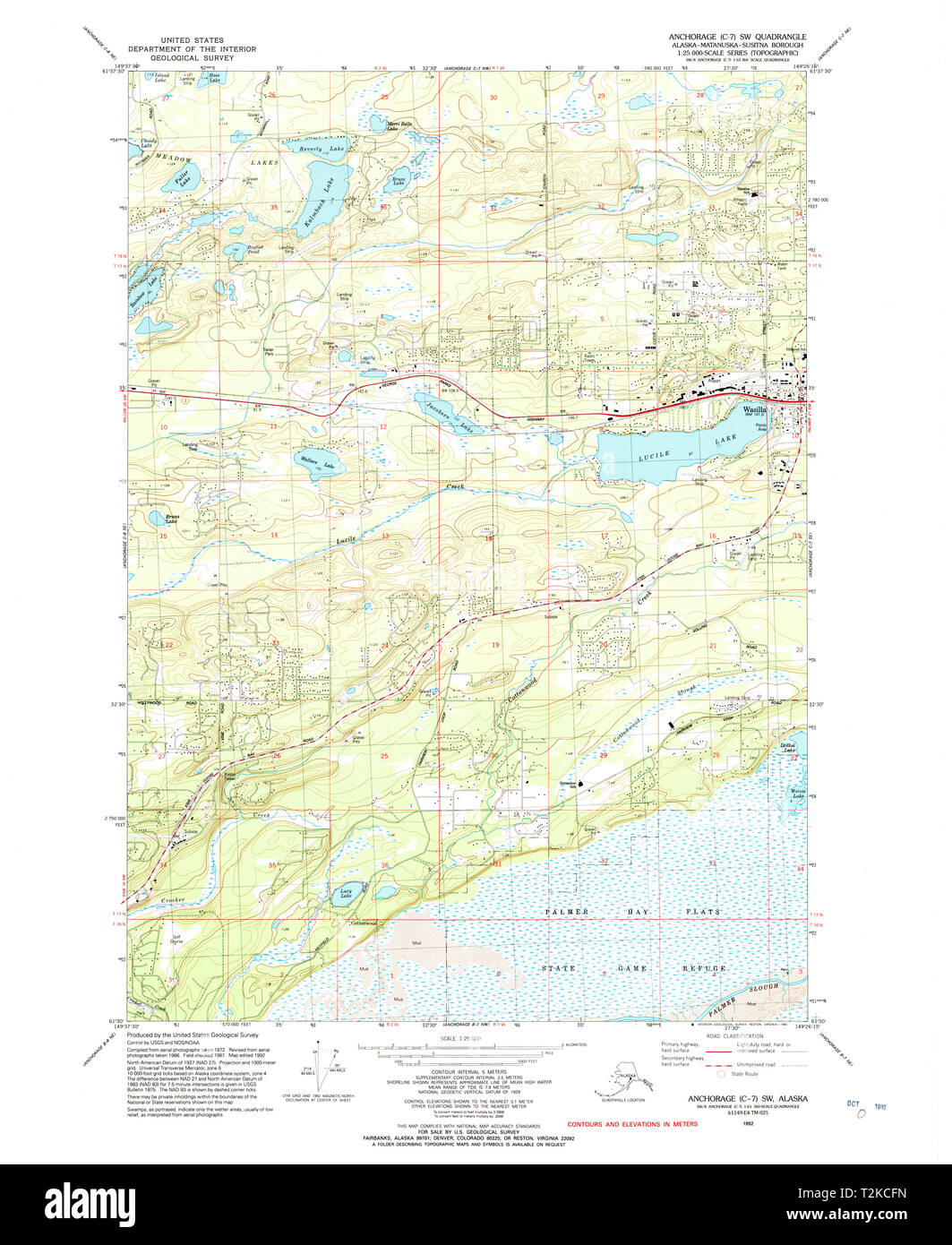 Sw alaska map hi-res stock photography and images - Alamy