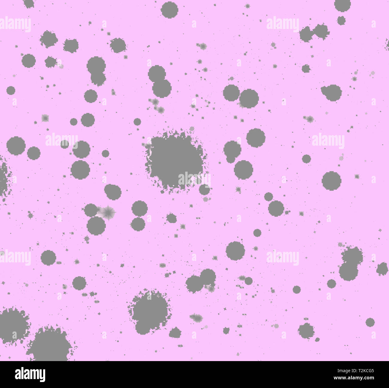 Square abstract grey spots on pink background Stock Photo - Alamy