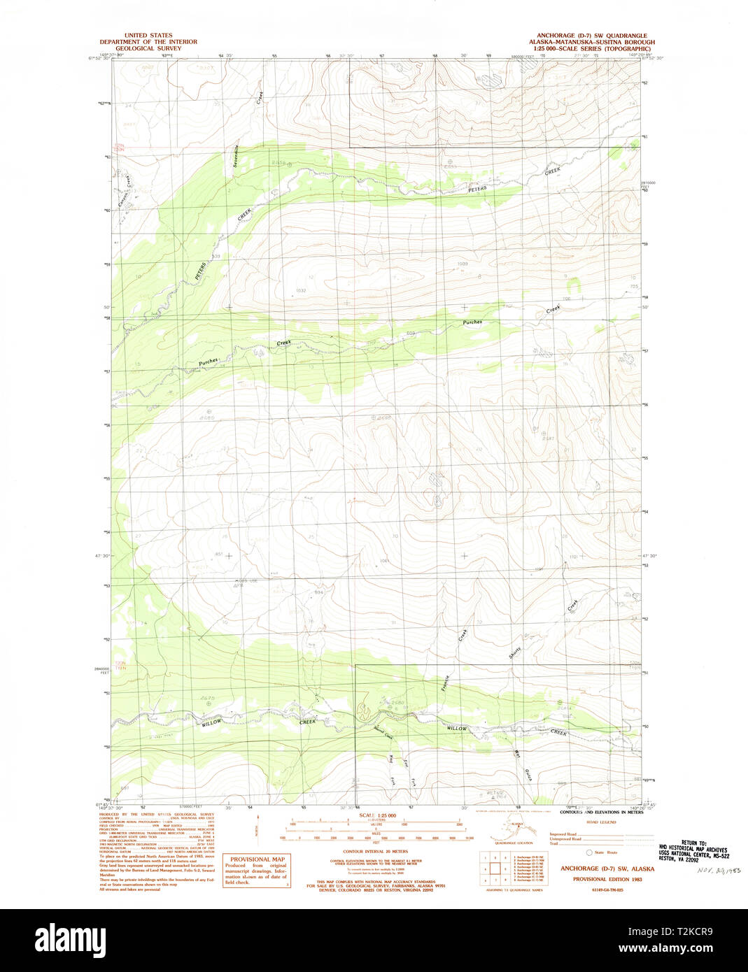 Sw alaska map hi-res stock photography and images - Alamy