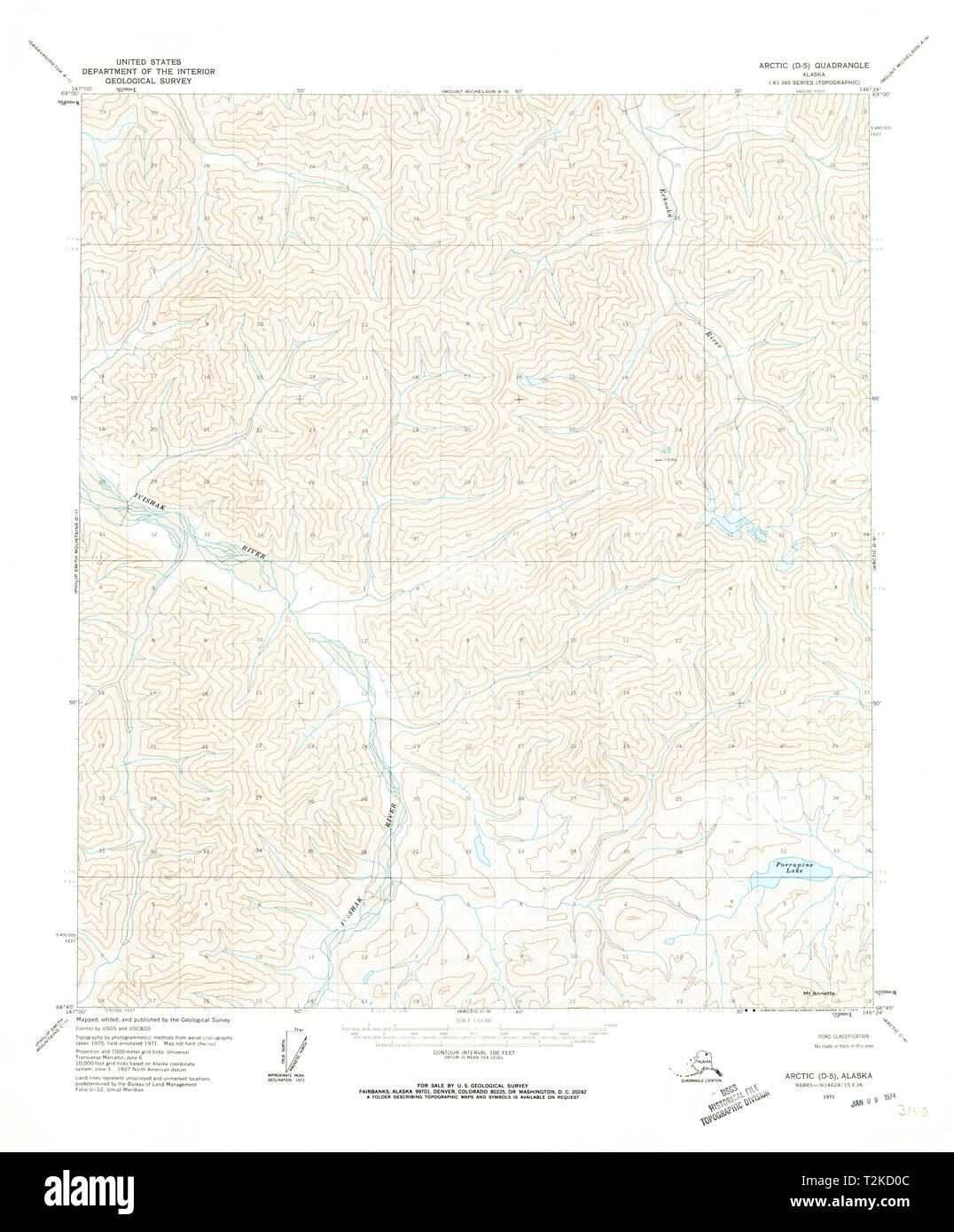 Arctic topo map hi-res stock photography and images - Alamy