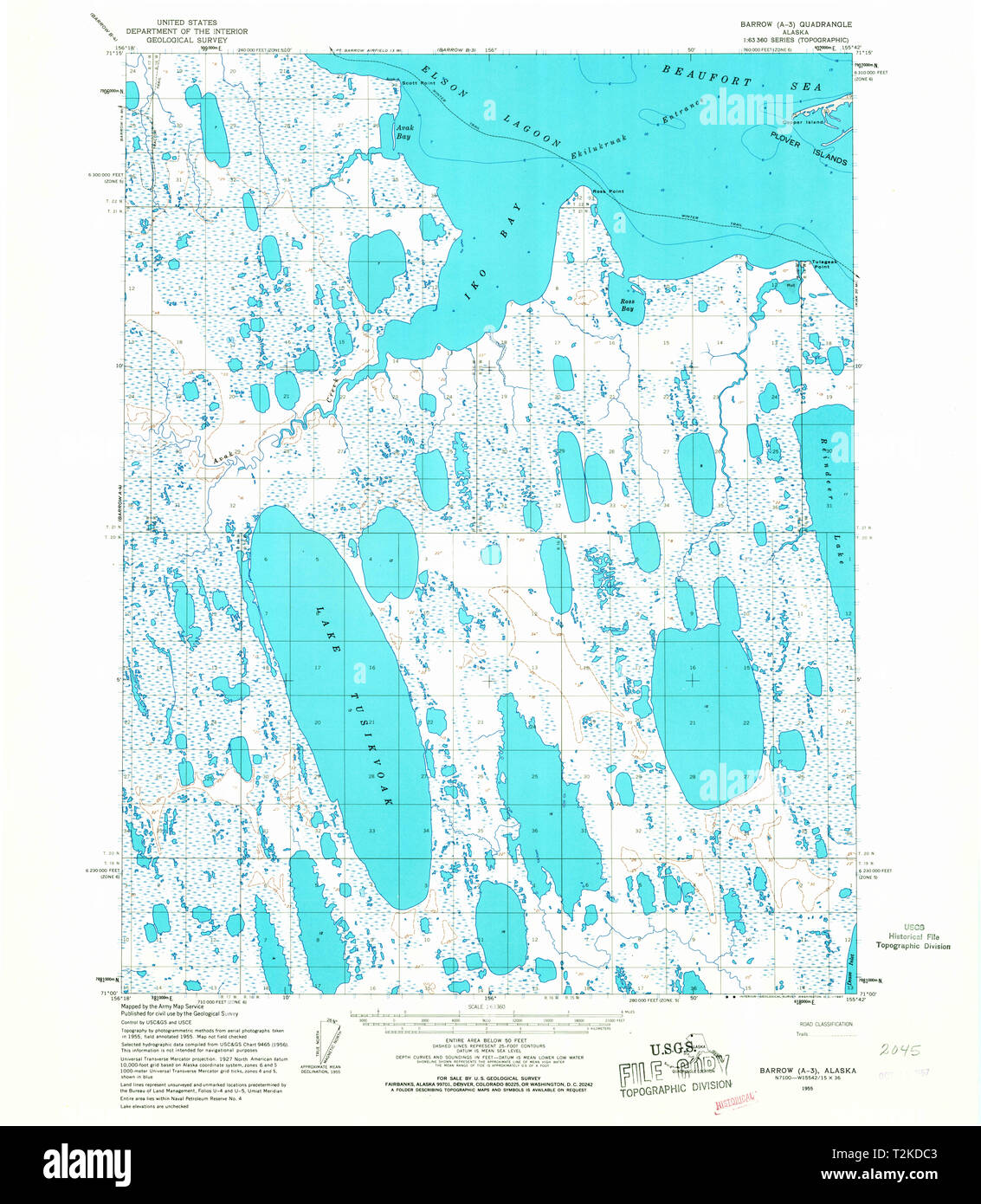 Map of alaska barrow hi-res stock photography and images - Alamy