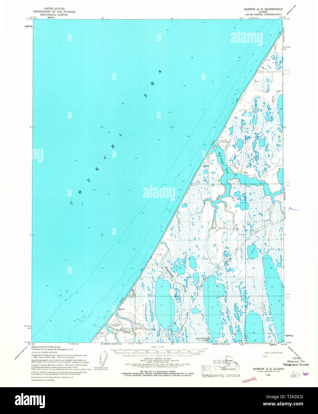 Map of alaska barrow hi-res stock photography and images - Alamy