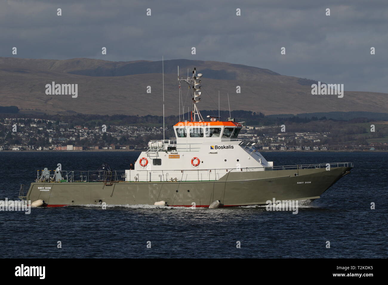 MV Smit Don, an aircrew training/naval support vessel operated by ...