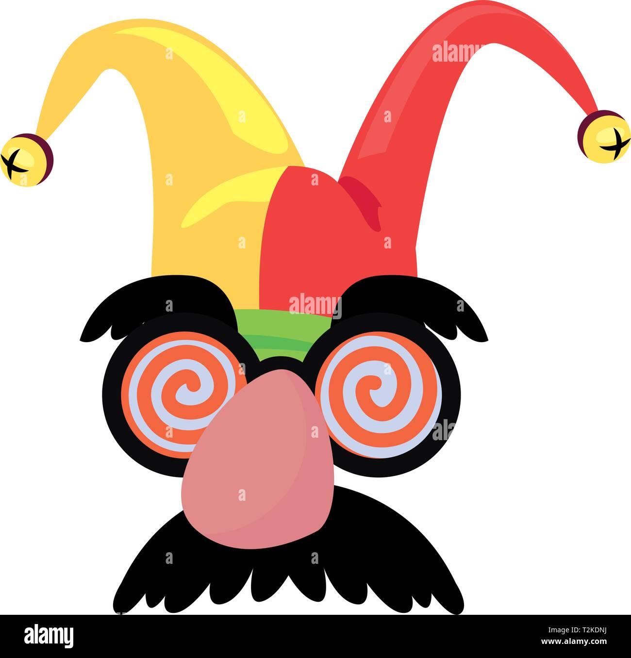 mask humor april fools day vector illustration Stock Vector Image & Art ...