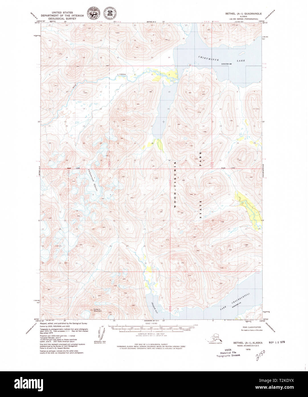 Bethel alaska map Cut Out Stock Images & Pictures - Alamy