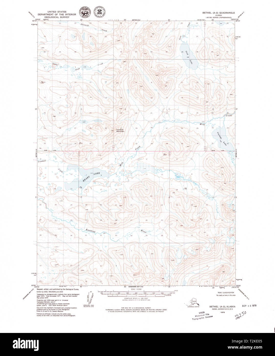 Bethel alaska map hi-res stock photography and images - Alamy
