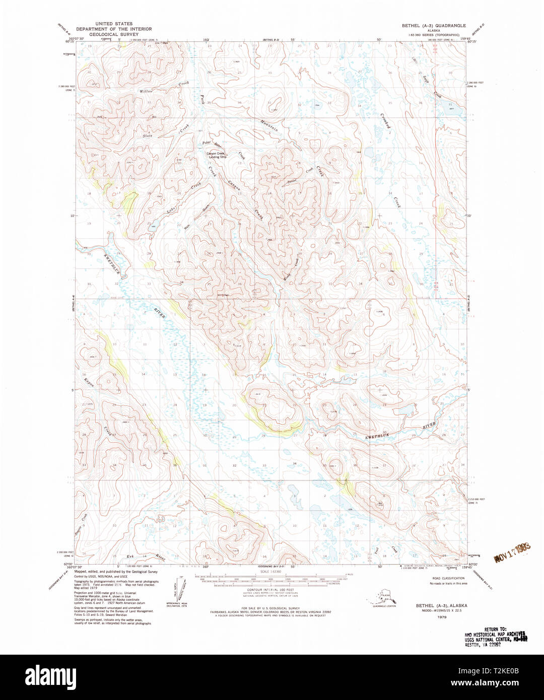 Bethel alaska map hi-res stock photography and images - Alamy