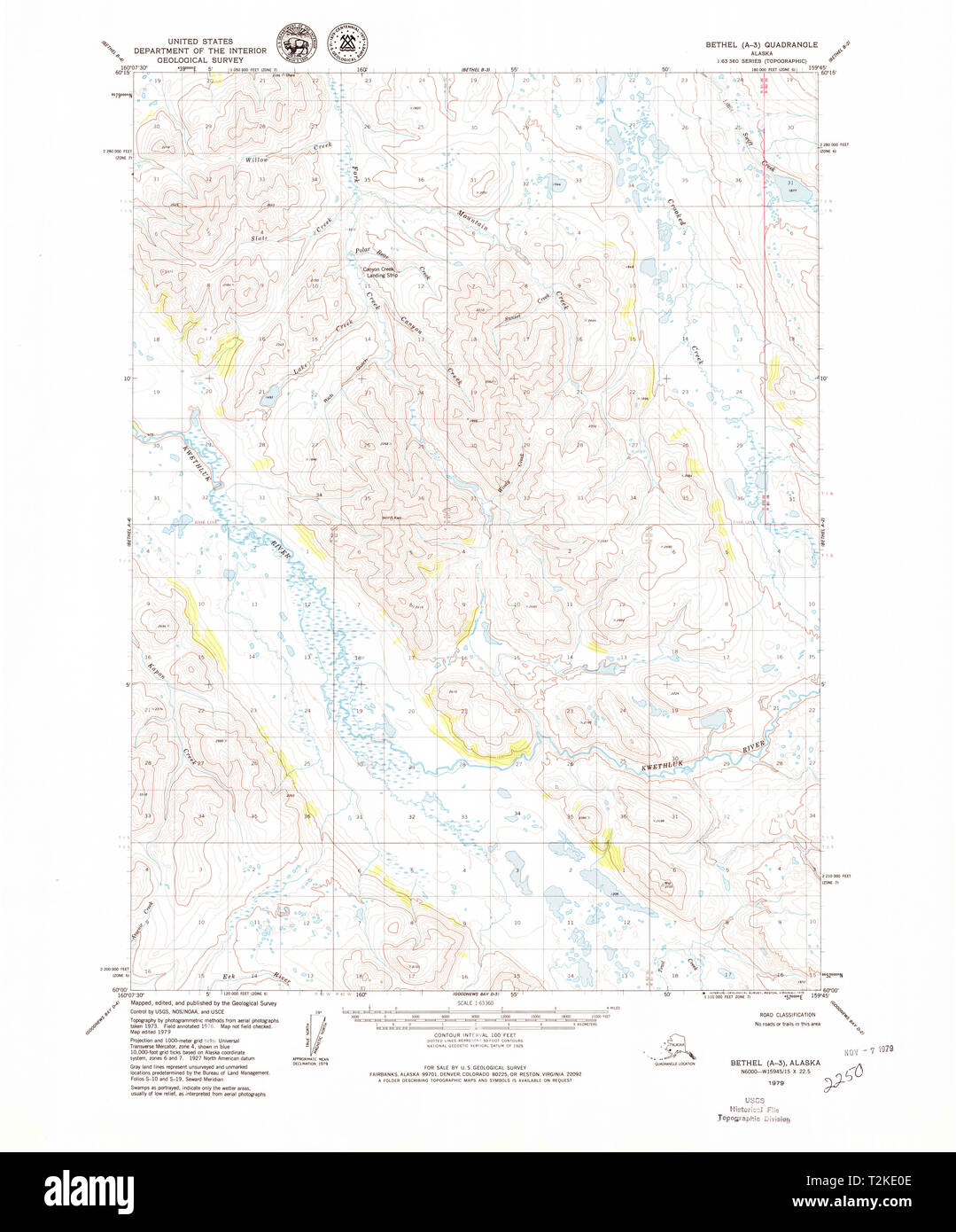 Bethel alaska map hi-res stock photography and images - Alamy