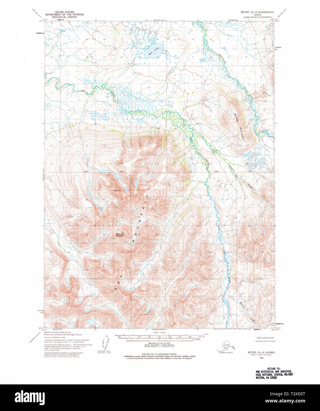 Bethel alaska map hi-res stock photography and images - Alamy