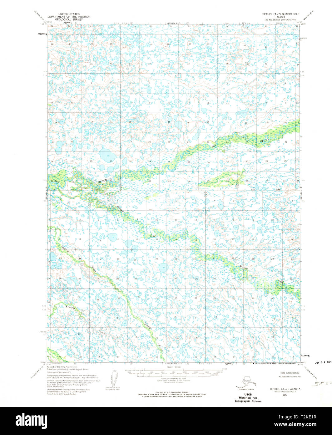 Bethel alaska map hi-res stock photography and images - Alamy
