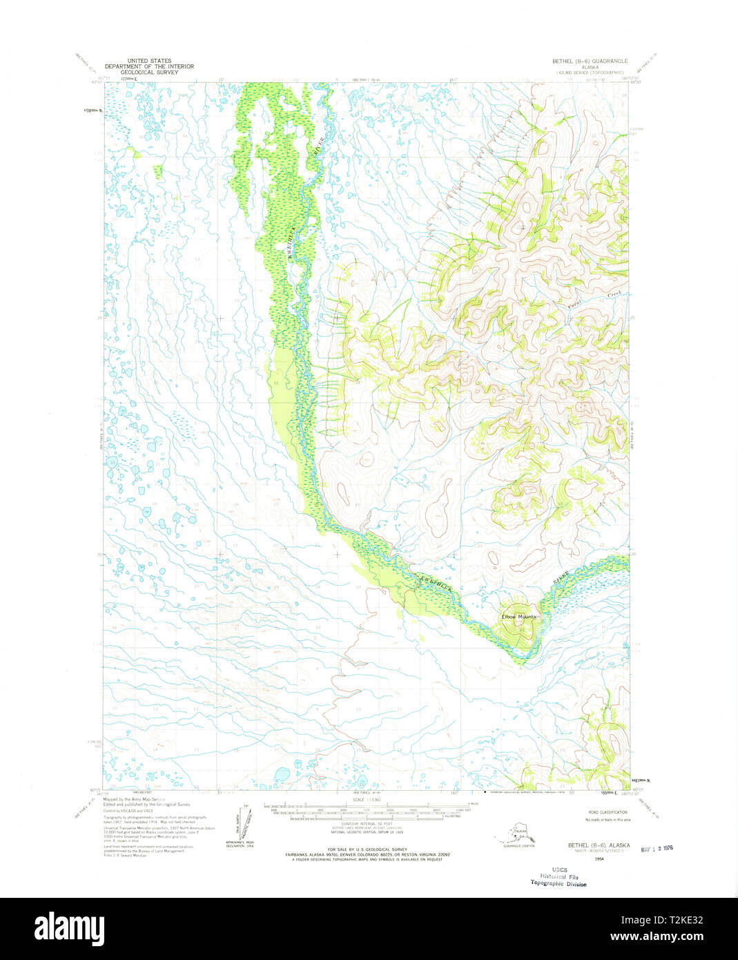 Bethel alaska map Cut Out Stock Images & Pictures - Alamy