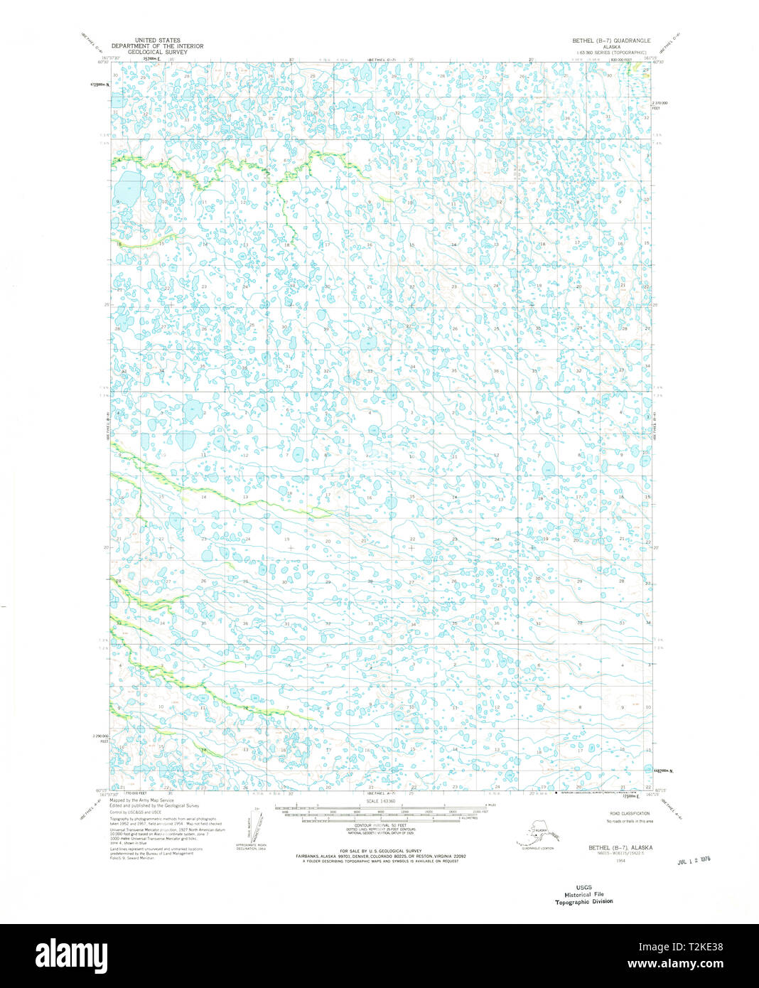 Bethel alaska map Cut Out Stock Images & Pictures - Alamy