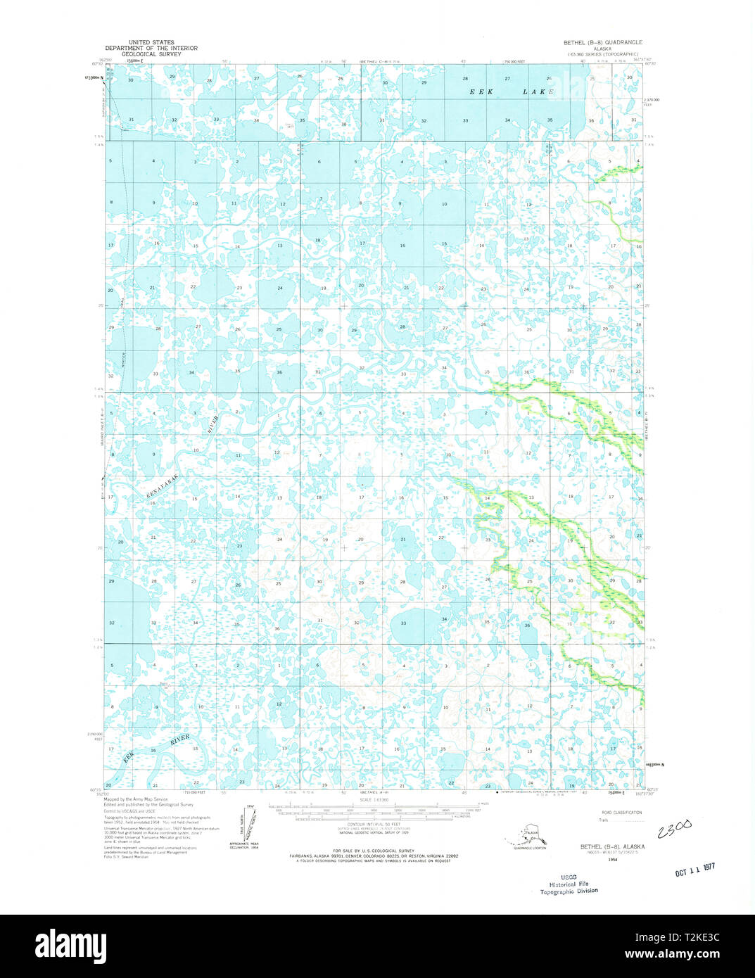 Bethel alaska map hi-res stock photography and images - Alamy