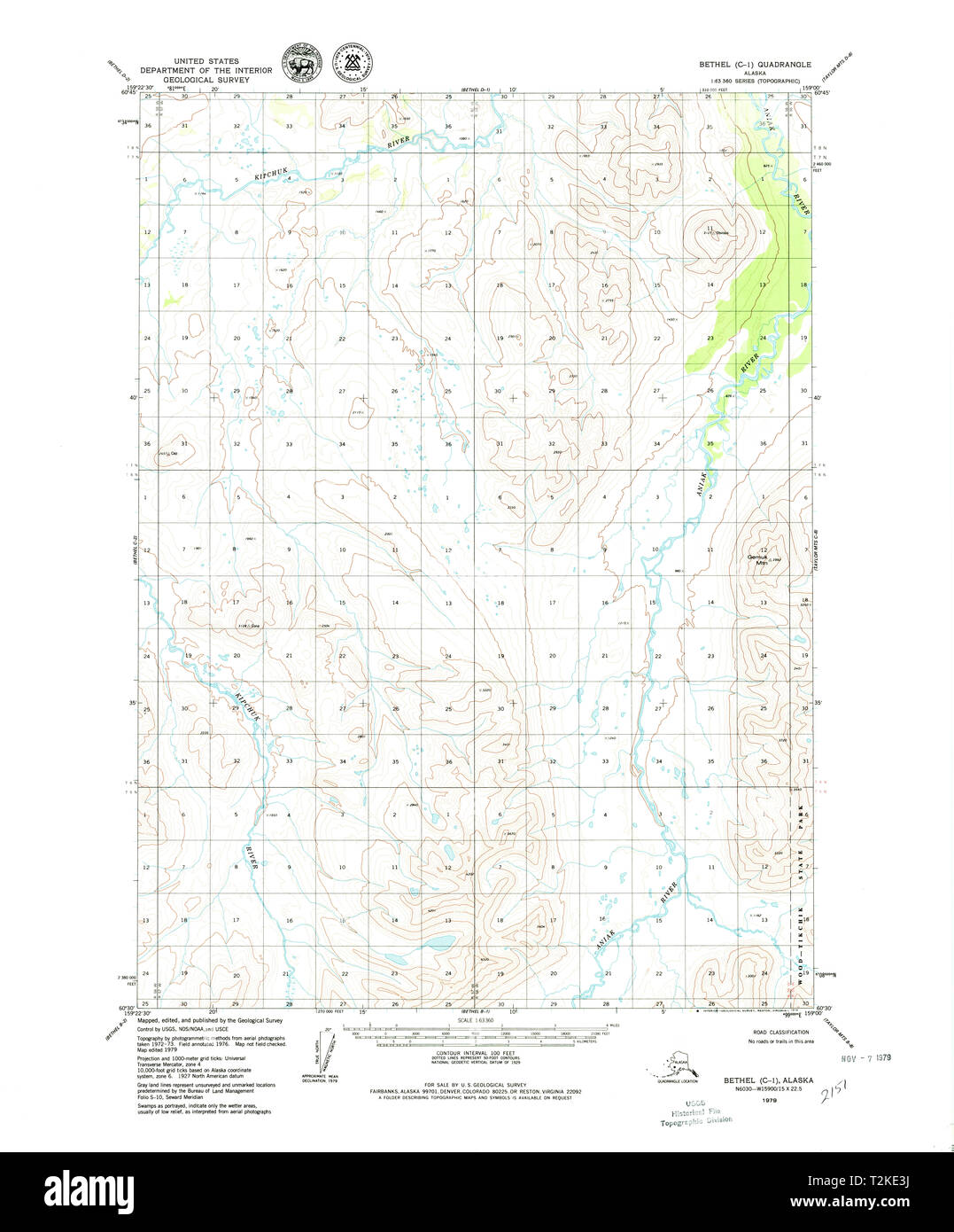 Bethel alaska map hi-res stock photography and images - Alamy