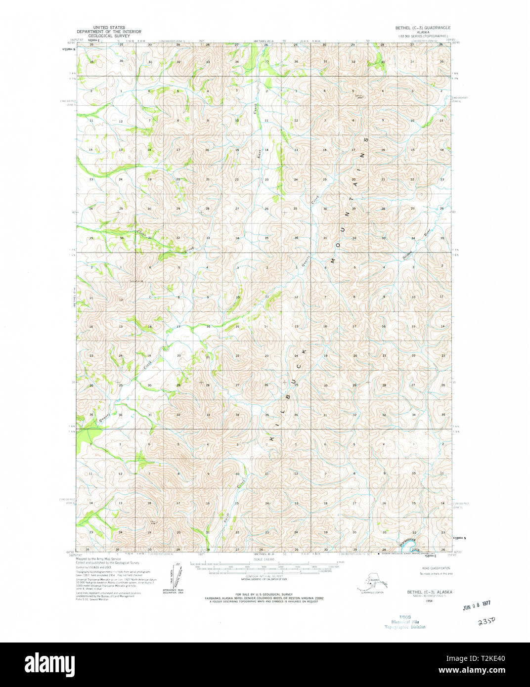 Bethel alaska map hi-res stock photography and images - Alamy