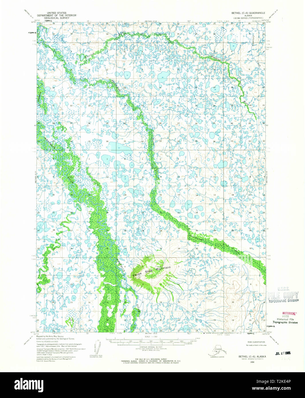 Bethel alaska map hi-res stock photography and images - Alamy