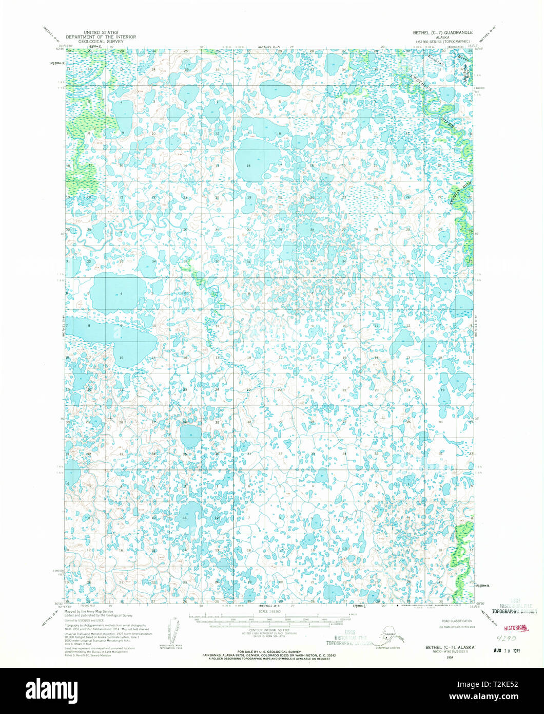 Bethel alaska map hi-res stock photography and images - Alamy