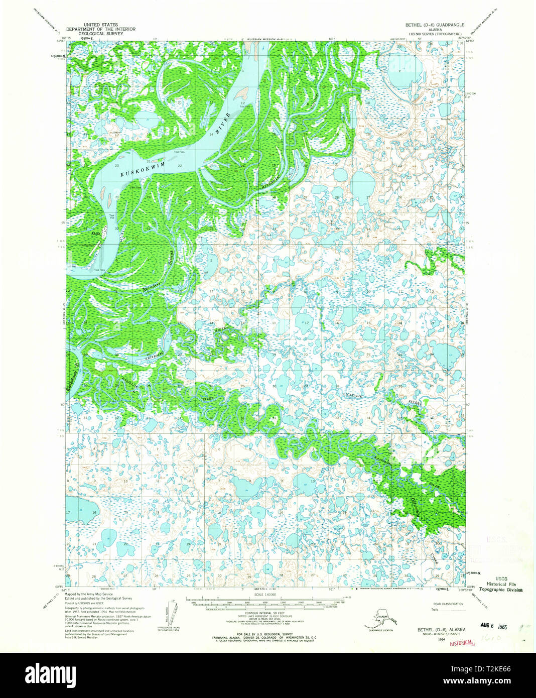 Bethel alaska map hi-res stock photography and images - Alamy