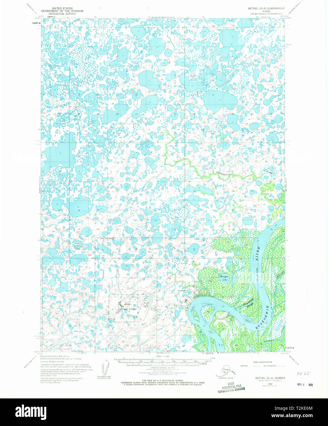 Bethel alaska map hi-res stock photography and images - Alamy