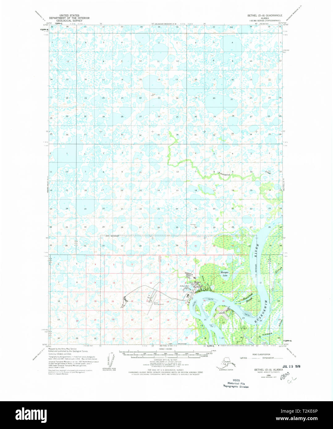 Bethel alaska map Cut Out Stock Images & Pictures - Alamy