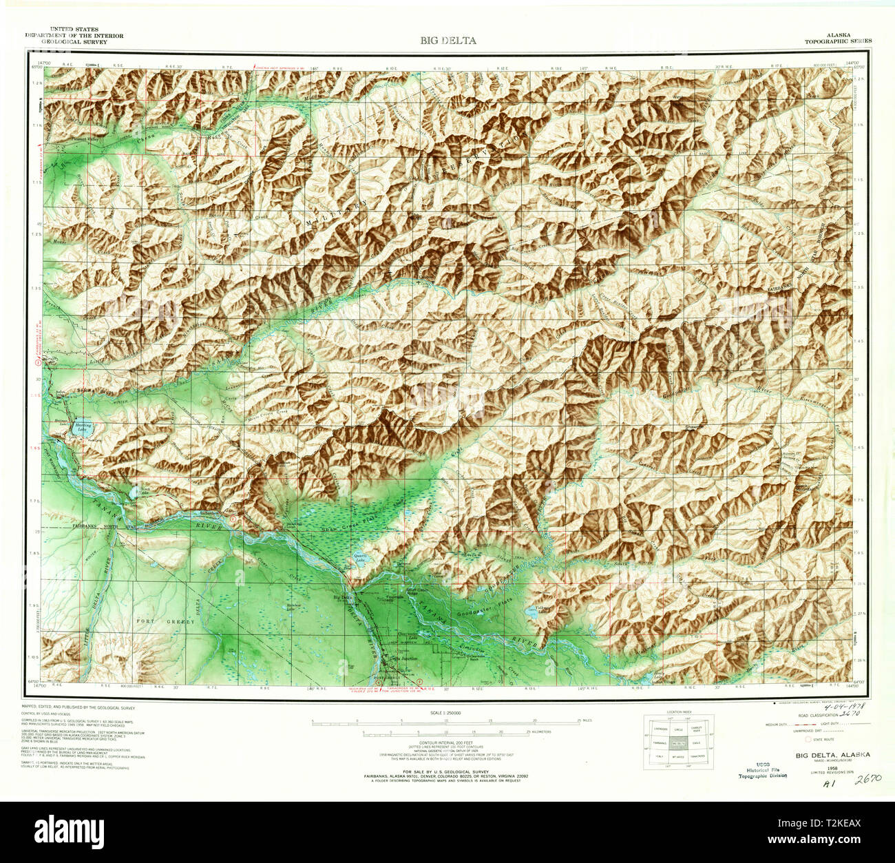 Big delta map hi-res stock photography and images - Alamy