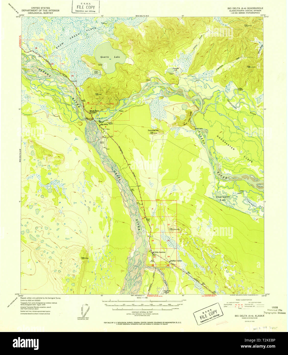 Map of big delta hi-res stock photography and images - Alamy