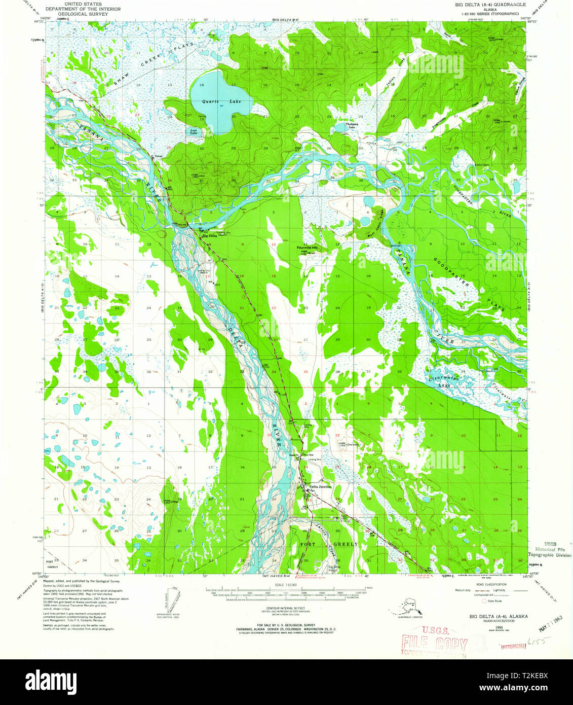 Map of big delta hi-res stock photography and images - Alamy