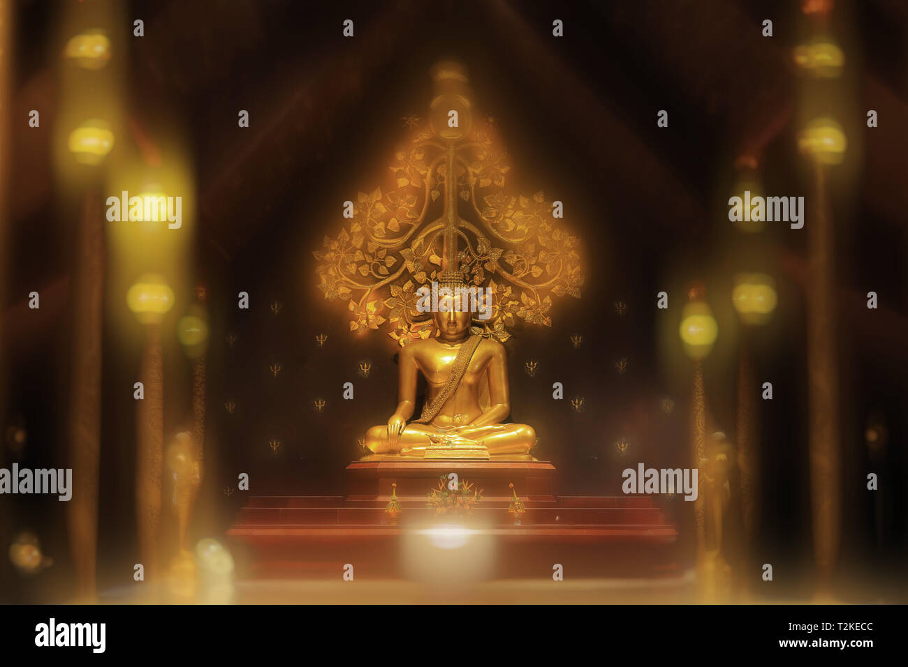 Gautama buddha bodhi tree hi-res stock photography and images - Alamy