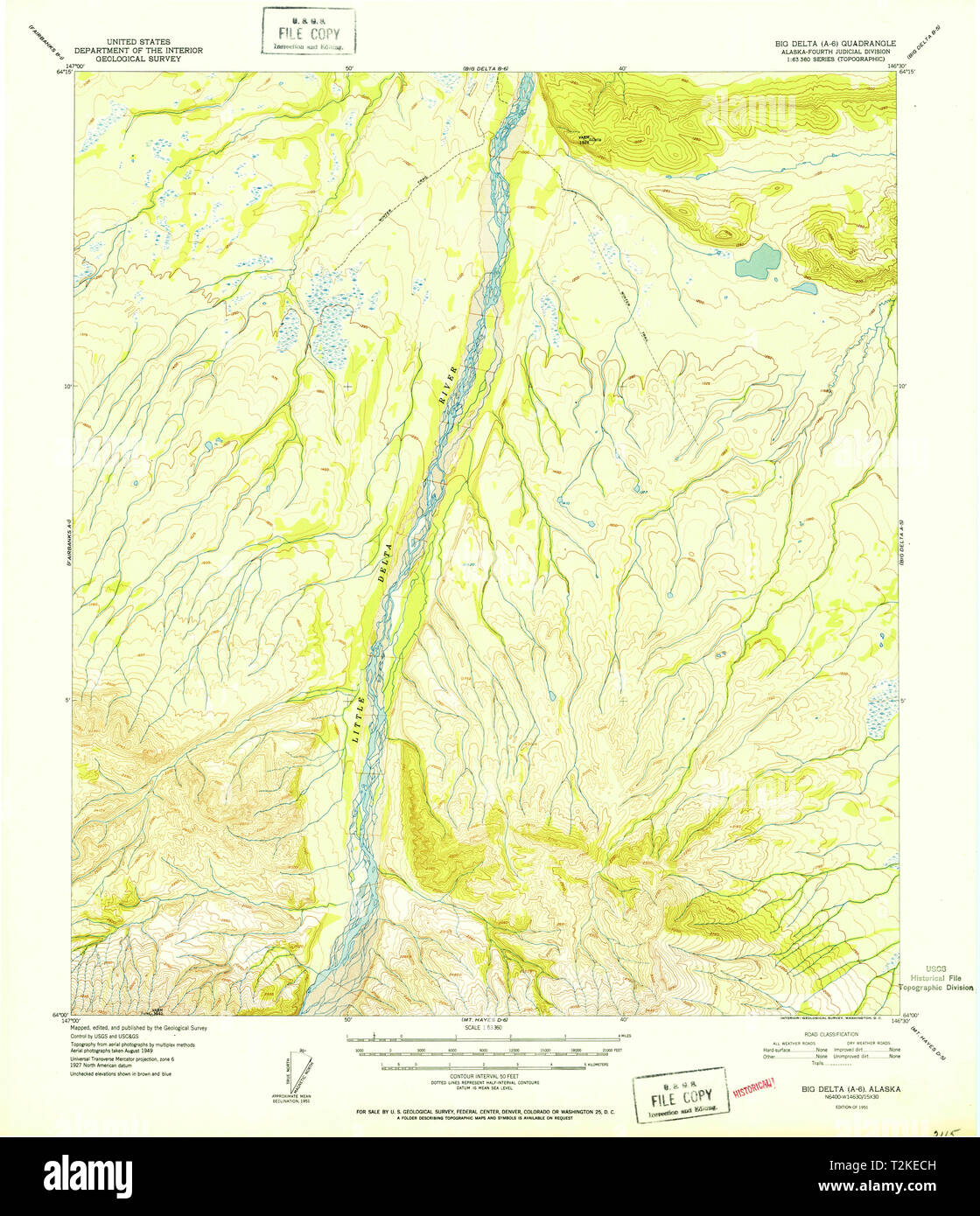 Map of big delta hi-res stock photography and images - Alamy