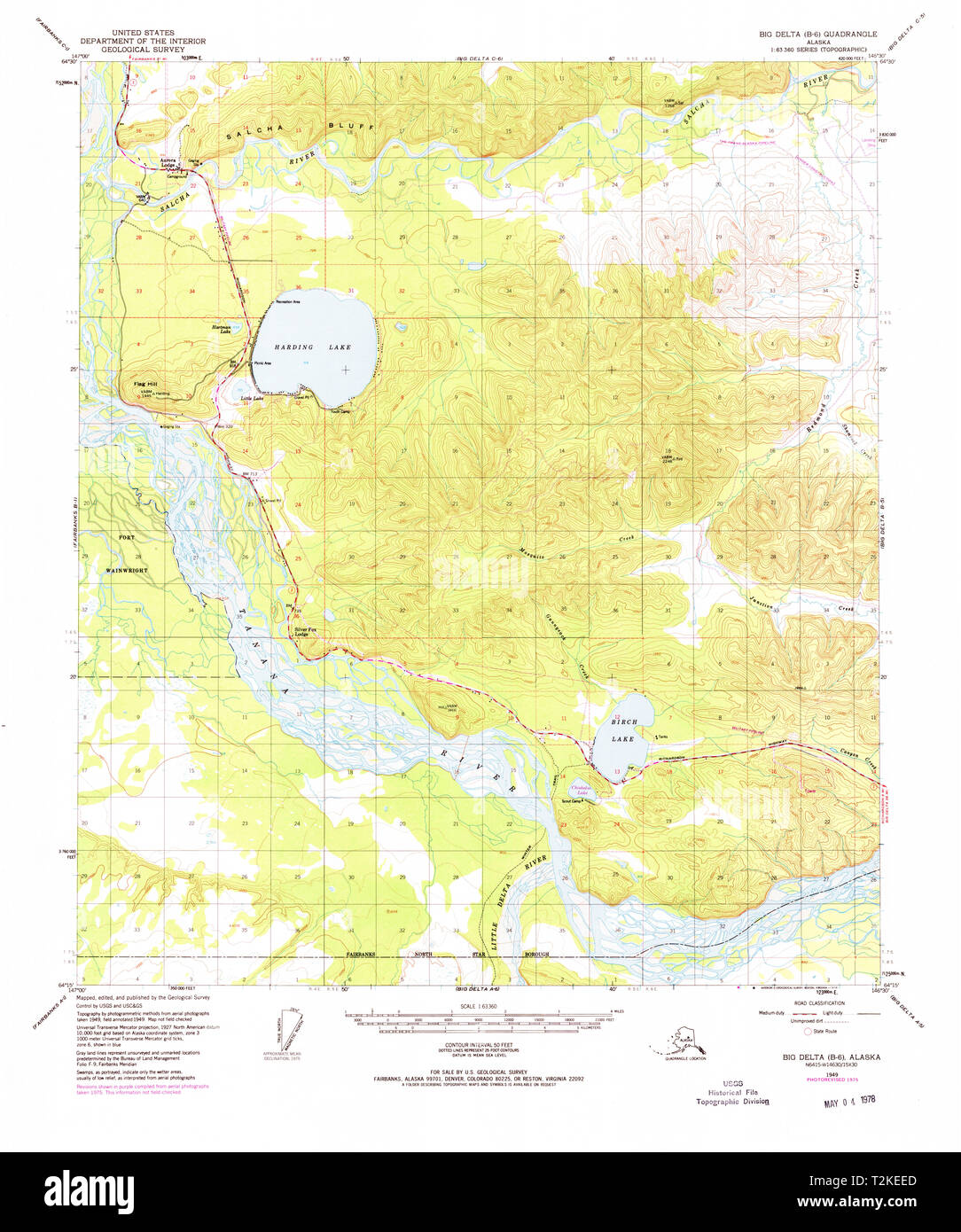Map of big delta hi-res stock photography and images - Alamy