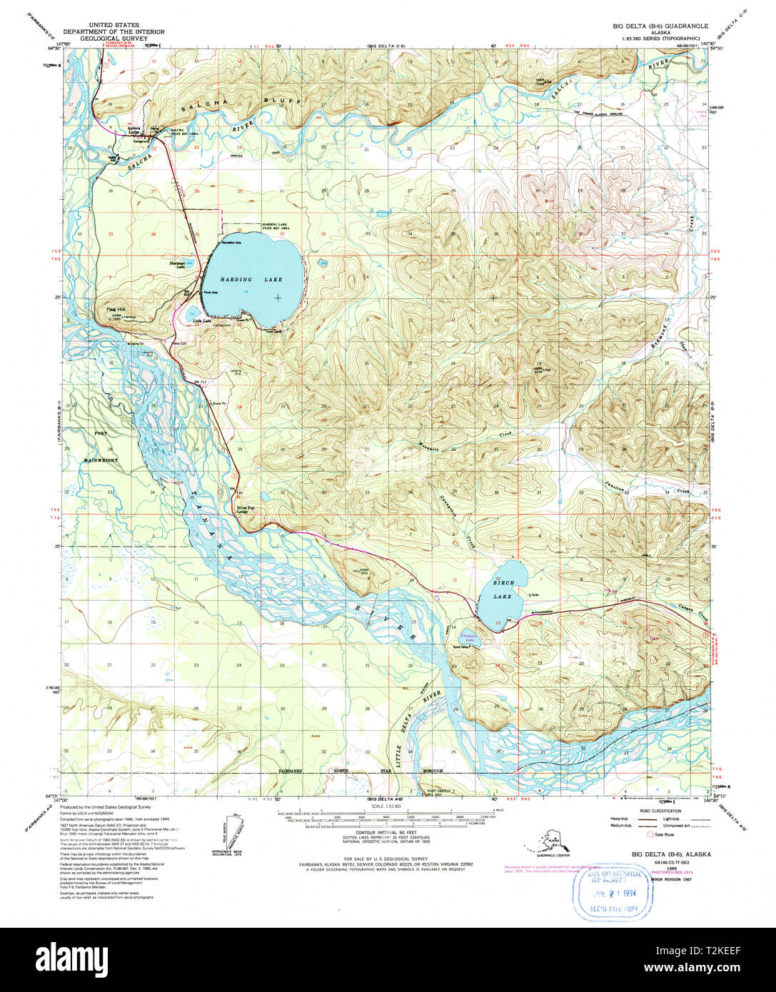 Map of big delta hi-res stock photography and images - Alamy