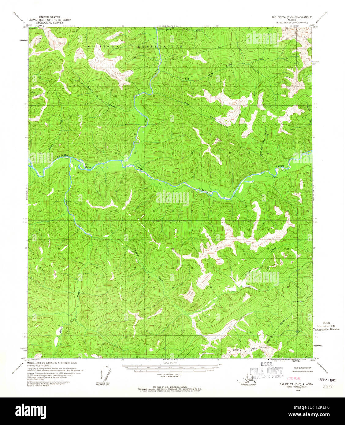 Map of big delta hi-res stock photography and images - Alamy