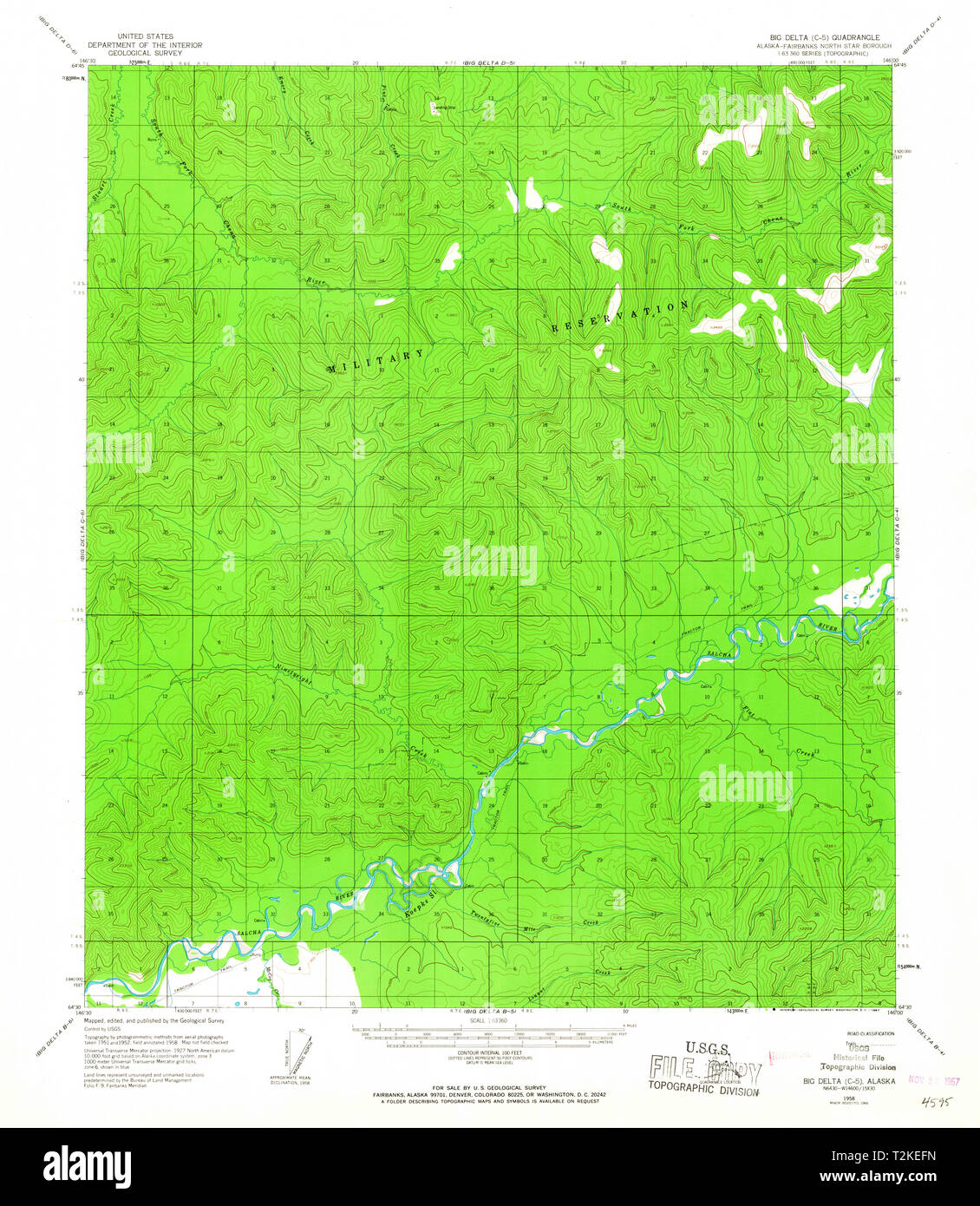 Map of big delta hi-res stock photography and images - Alamy