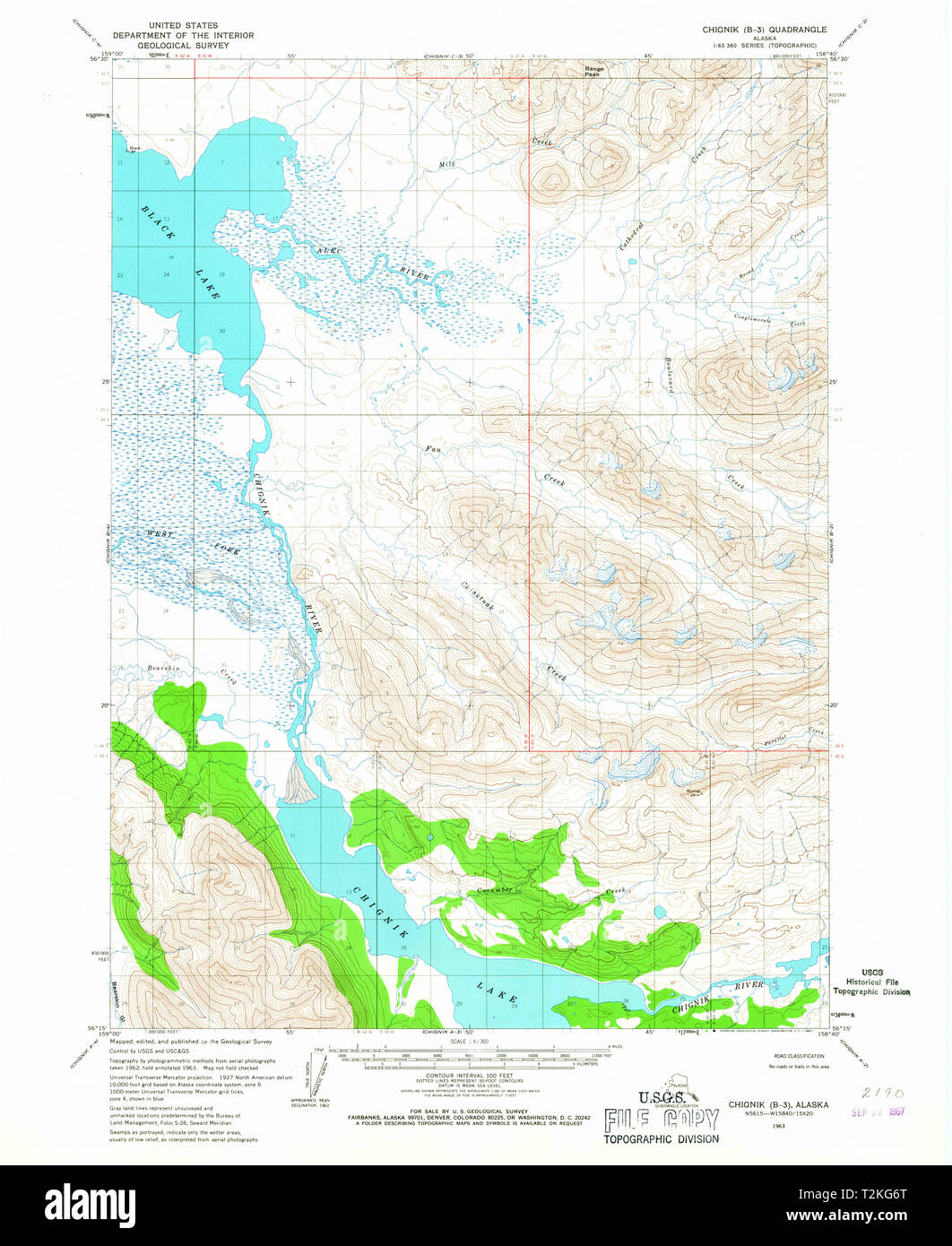 Chignik Cut Out Stock Images & Pictures - Alamy