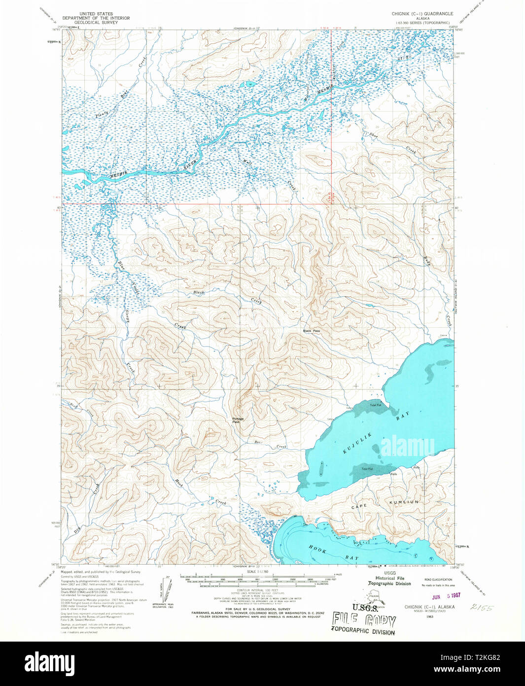 Chignik Cut Out Stock Images & Pictures - Alamy