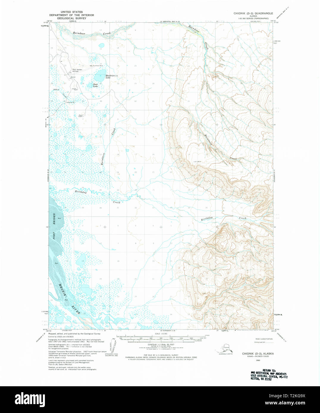 Chignik Cut Out Stock Images & Pictures - Alamy