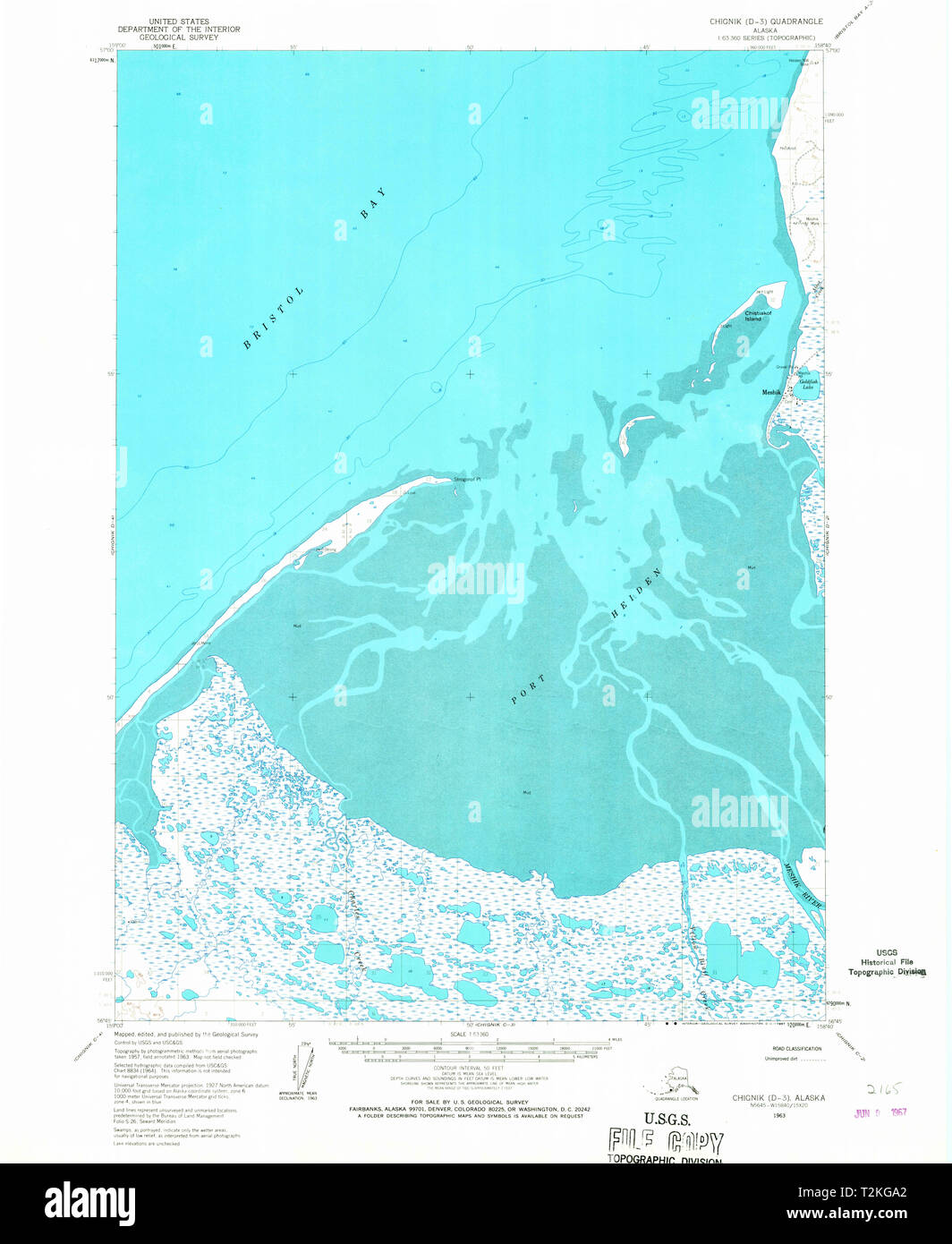 Chignik Cut Out Stock Images & Pictures - Alamy