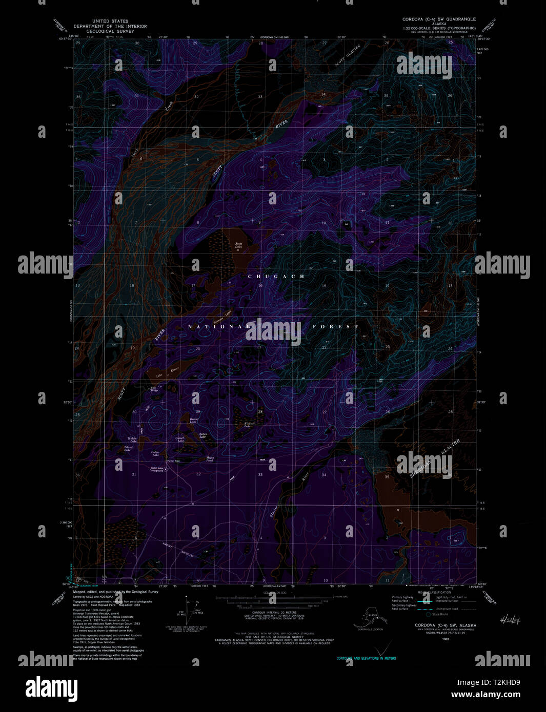 Sw alaska map hi-res stock photography and images - Alamy