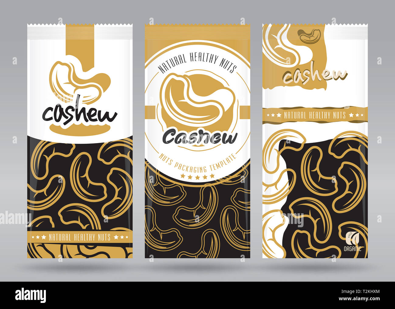 Cashew logo design hi-res stock photography and images - Alamy